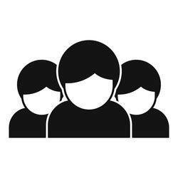 Group Core Values Icon Outline Passion Royalty Free Vector