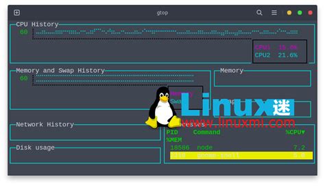 如何在 Linux 上安装和使用图形监控工具 Gtop Linux迷
