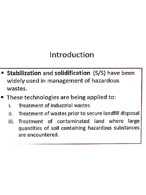 Solidification And Stabilization Pdf