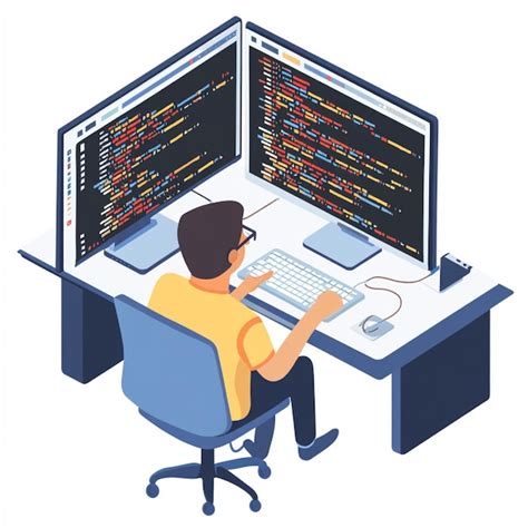 A Visual Of A Developer Using Version Control Systems Like Git For App
