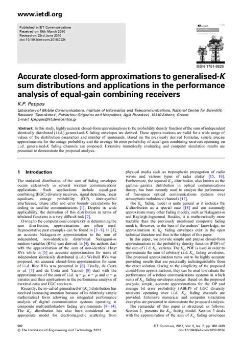 Accurate Closed Form Approximations To Generalised K Sum Distributions
