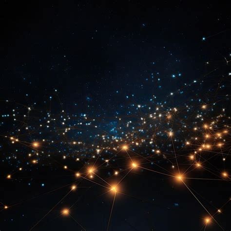 Premium Ai Image Abstract Polygonal Space Background With Connecting Dots And Lines Connection