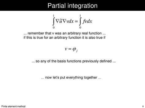 Finite Elements Basic Formulation Basis Functions Stiffness Matrix