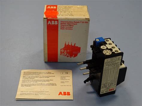 термично реле Abb T25 Du 6 5a Thermal Relay Резервни части консумативи за машини Плов