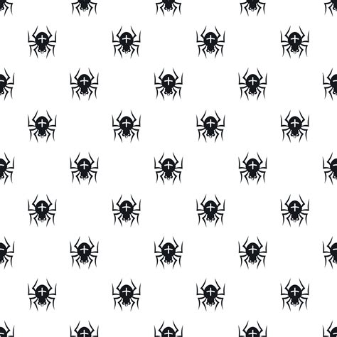 Spider Pattern Simple Style 14700035 Vector Art At Vecteezy
