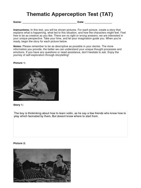 Thematic Apperception Test Tat Deepesh Pdf