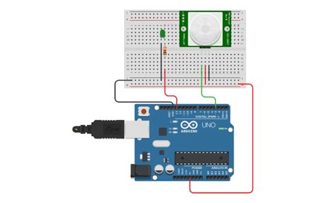Circuit Design Pir Tinkercad