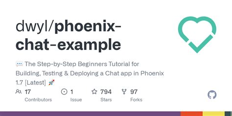 Github Dwylphoenix Chat Example 💬 The Step By Step Beginners Tutorial For Building Testing