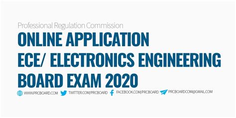 Online Application October 2020 Electronics Engineering Ece Board