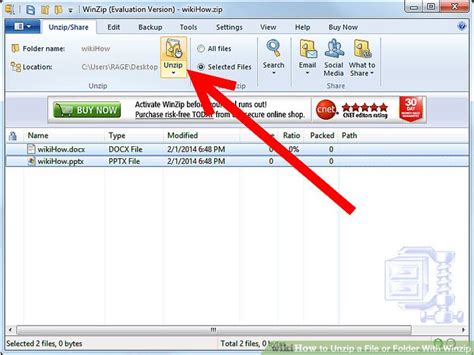 How To Unzip A File Or Folder With Winzip Steps With Pictures