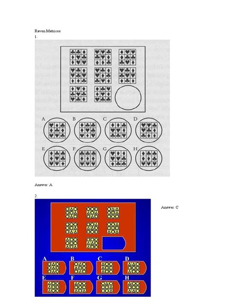 Raven Matrices 1 Pdf