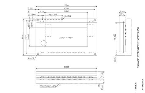 Futaba M SD AA M SD A Dot Matrix Characters Lines VFD Display Module For Radio