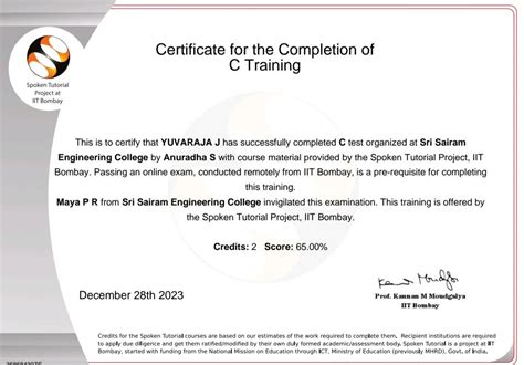 Cprogramming Certification Skilldevelopment Programming Yuvaraja J