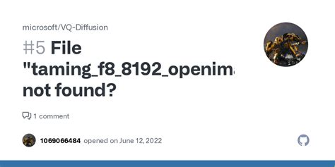 file taming f8 8192 openimages last pth not found · issue 5