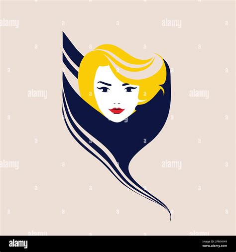 Retro Style Emblem For Woman Sport Company Conceptual Vector Creative Illustration Stock Vector