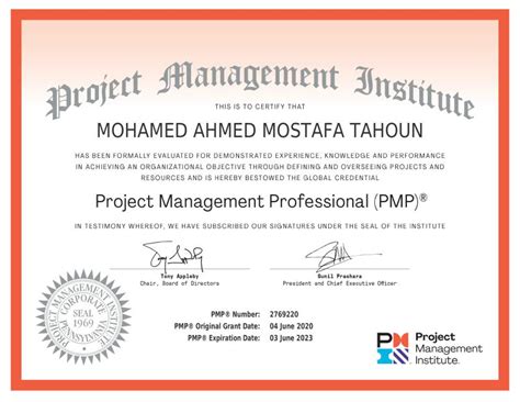 Mohamed Tahoun On Linkedin Pmp 20 Comments