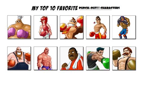 My 10 Favorite Punch Out Characters By Nicossz On Deviantart