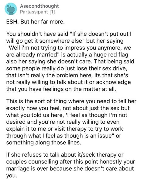 Husband Tells His Wife Hell ‘get Some Elsewhere Seeks Advice From