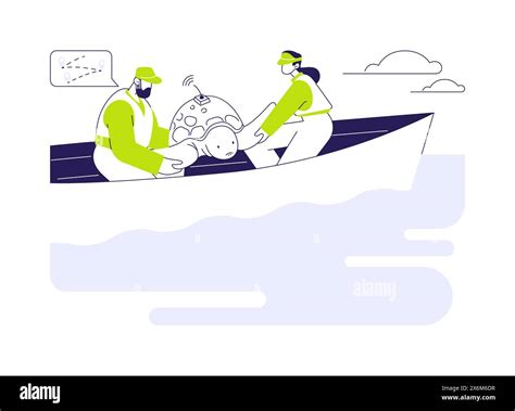 Monitoring Sea Wildlife Abstract Concept Vector Illustration Stock Vector Image And Art Alamy