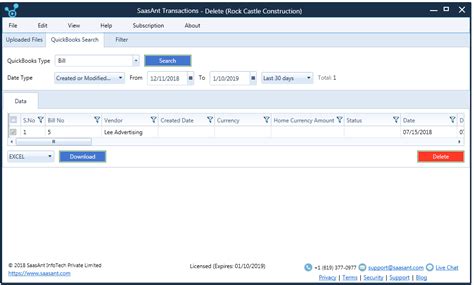 Bulk Delete Transactions Lists In Quickbooks Desktop Saasant Support Portal