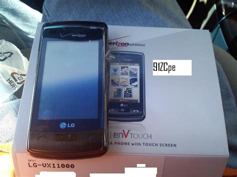 Live Images Of The Lg Env Touch For Verizon Phonearena