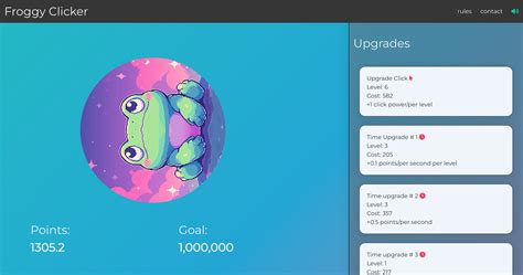 GitHub JhoanTrujillo Pp Froggy Clicker The Second Project For The Code Institute Full Stack