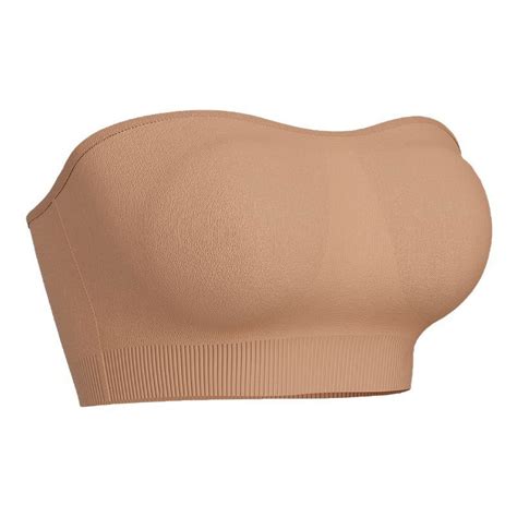 Djskiyers Push Up Strapless Bras For Women Seamfree Bandeau Bra Padded