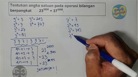 Tentukan Angka Satuan Pada Bilangan 2017 Pangkat 2016