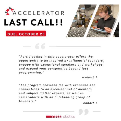 Massrobotics On Linkedin Robotics Startups Physicalai Accelerator