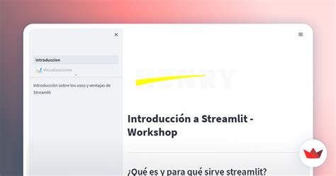 Introduccion · Streamlit