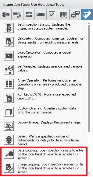 How To Log Inspection Results And Images To Ftp Local Drive In Ni Vbai Vision Builder For