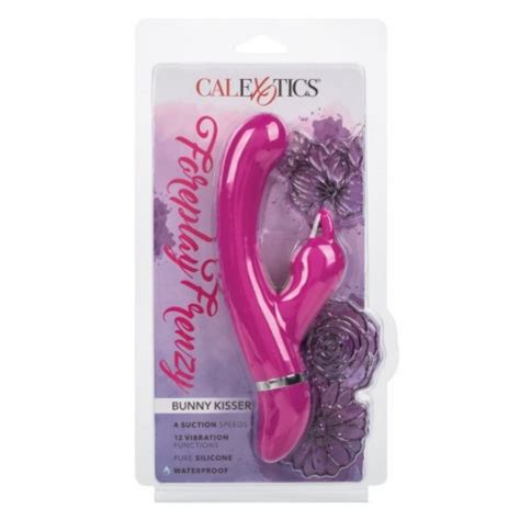 Foreplay Frenzy Bunny Kisser With Suction Rabbit Stimulator Magenta Sex Toys At Adult Empire