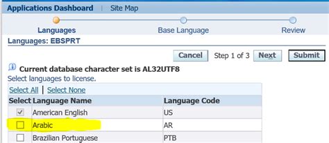 EBS SOA Application Issues And Documents Adding And Maintaining NLS Languages