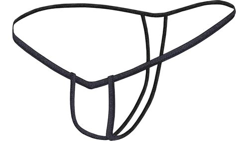 Sohimary Damen Mini Offen String Tanga XS S M Schwarz Amazon De Bekleidung