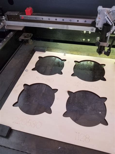 Centering Issues With Slate Coaster Jig And Absolute Coordinates Lightburn Software Questions