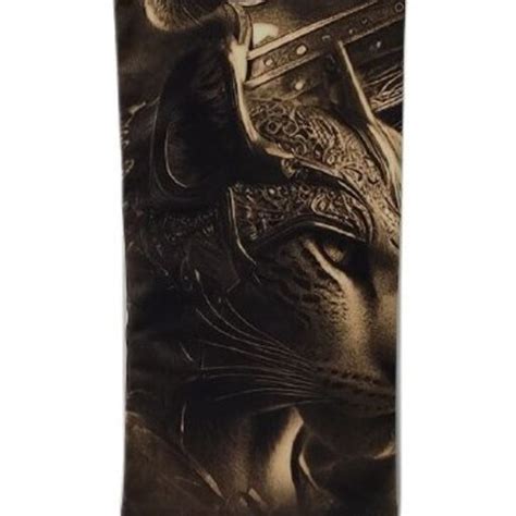 خرید و قیمت ساق دست طرح تتو گربه و پلنگ مناسب نوجوانها و جوانها