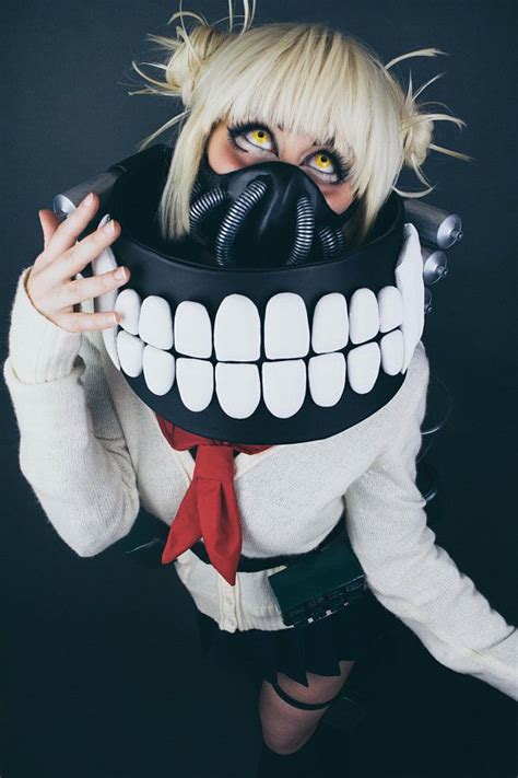 Himiko Toga My Hero Academia Mask And Machine Digital Pattern Cute