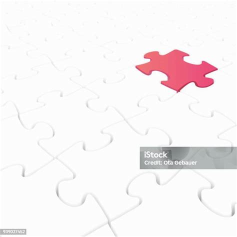 한 다른 색깔을 가진 백색 3d 퍼즐 조각라인 차이 솔루션 단계를 강조 개념에 대한 스톡 벡터 아트 및 기타 이미지 개념 놀기 도전 Istock