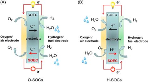 Schematic Diagram Of Solid Oxide Cells That Conduct A Oxygen Ions Download Scientific Diagram