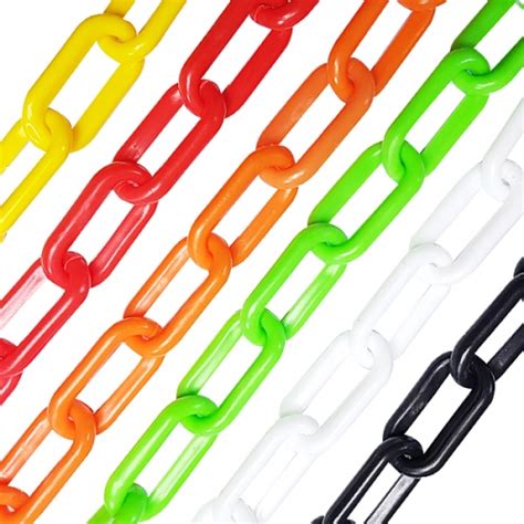 플라스틱 체인 사슬 안전 차단 진입금지 통제 줄 1m