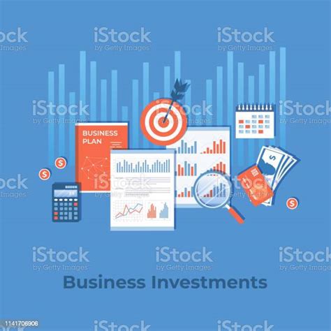 비즈니스 투자 재무 계획 전략 관리 문서 사업 계획 돈 달력 계산기 돋보기 및 대상에 대 한 다이어그램 그래프 차트 성장 및