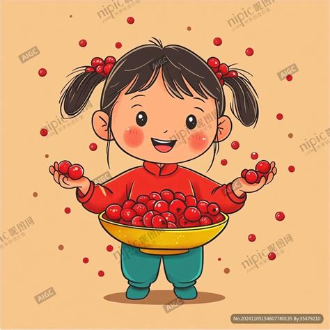 Ai创作图采摘樱桃的小女孩插画 卡通女孩吃枣 卡通儿童和山楂 手绘枸杞女孩 卡通石榴妹妹图片 樱桃女孩插画 抱着红枣的女孩 打红枣插画 卡通女孩和樱桃背景 站在荔枝上的小姑娘 荔枝卡通女孩