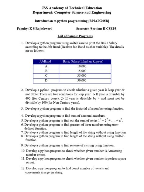 Programs Cse A1 Python Pdf Mathematics Computer Programming