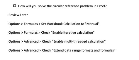[solved] how will you solve the circular reference problem in excel