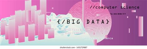 Abstract Minimal Vector Background Computer Analytics Stock Vector