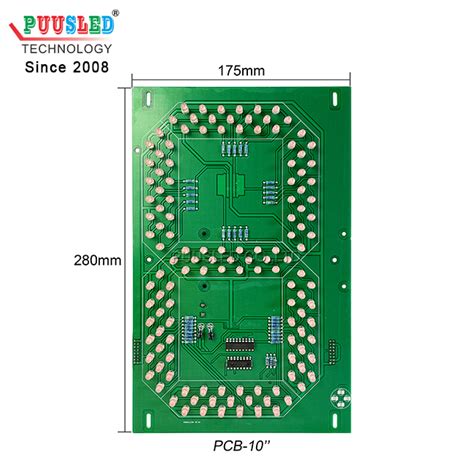 Puusled Semi Outdoor Led Display Hot Sale 10 Inch Pcb Led Digit Number