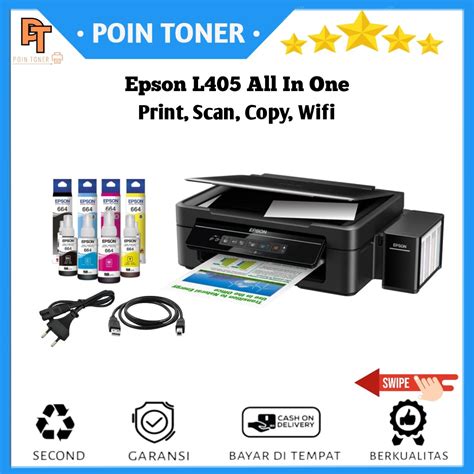 Printer Epson L405 Printscancopywifi Lazada Indonesia