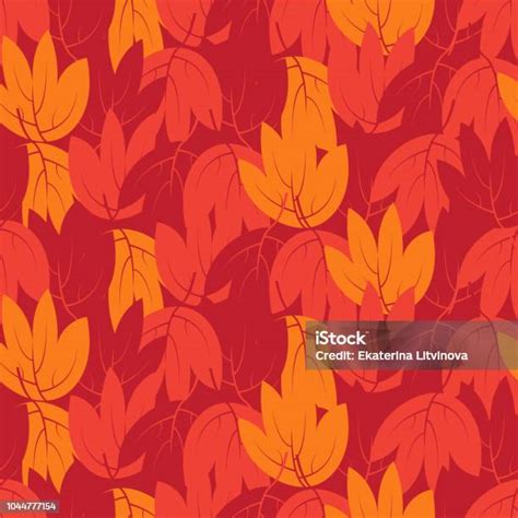 가 잎이 바닥에 누워 완벽 한 패턴입니다 벽지 선물 종이 패턴 채우기 웹 페이지 배경가 인사말 카드에 대 한 디자인 가을에 대한 스톡 벡터 아트 및 기타 이미지 Istock