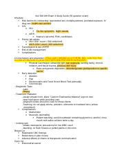 Nur AHI Exam Study Guide Docx Nur AHI Exam Study Guide Question Exam HIV Aids