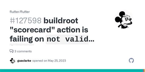 buildroot scorecard action is failing on `not valid sarif` · issue